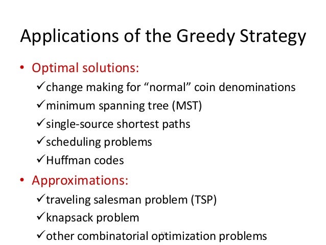 Greedy method class 11