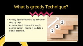 Greedy algorithm technique explained using minimal spanning tree(MST).pptx