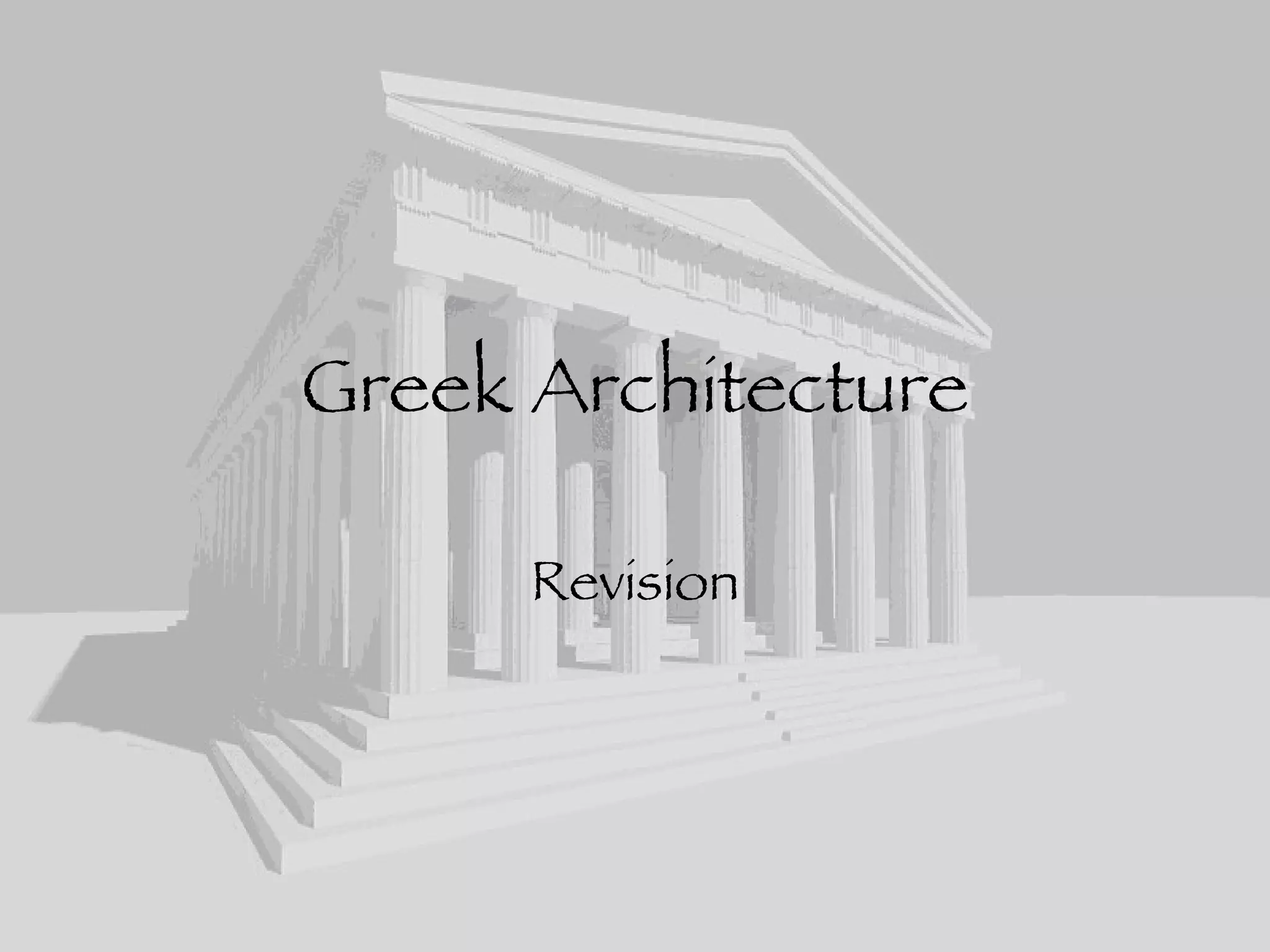 Greek Architecture | PPT