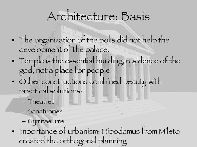 Greek Architecture | PPT | Science