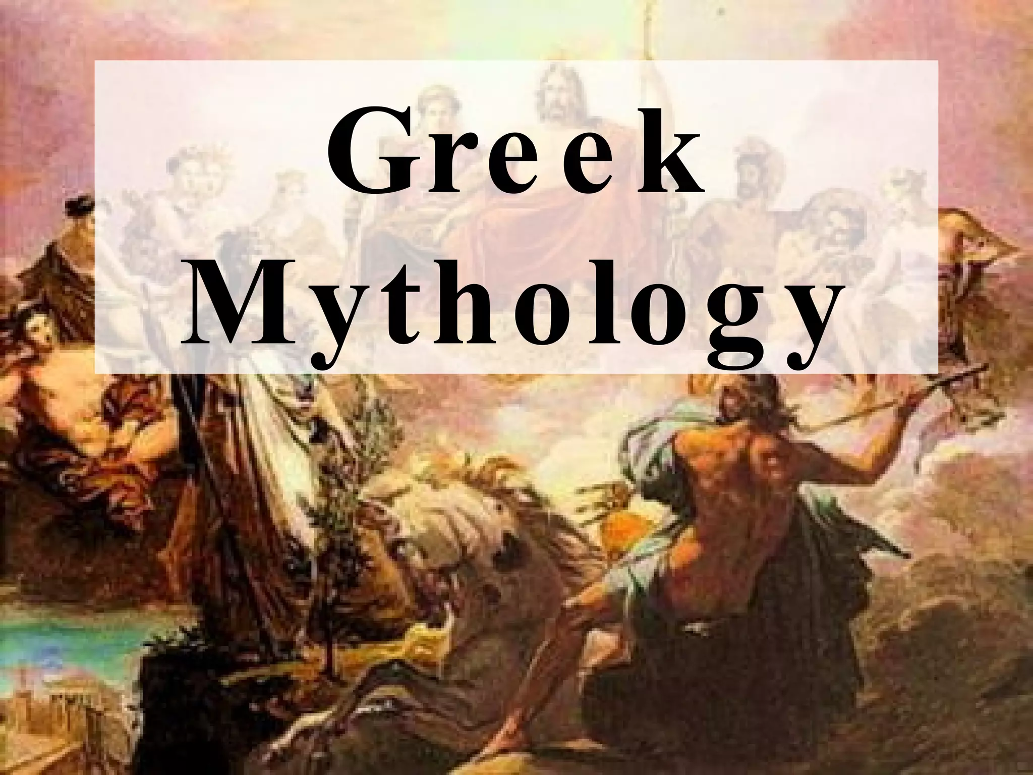 Greek mythology | PPT