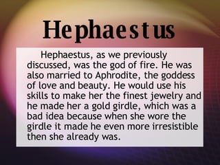 Greek Mythology | PPT | Hinduism | Religion & Spirituality
