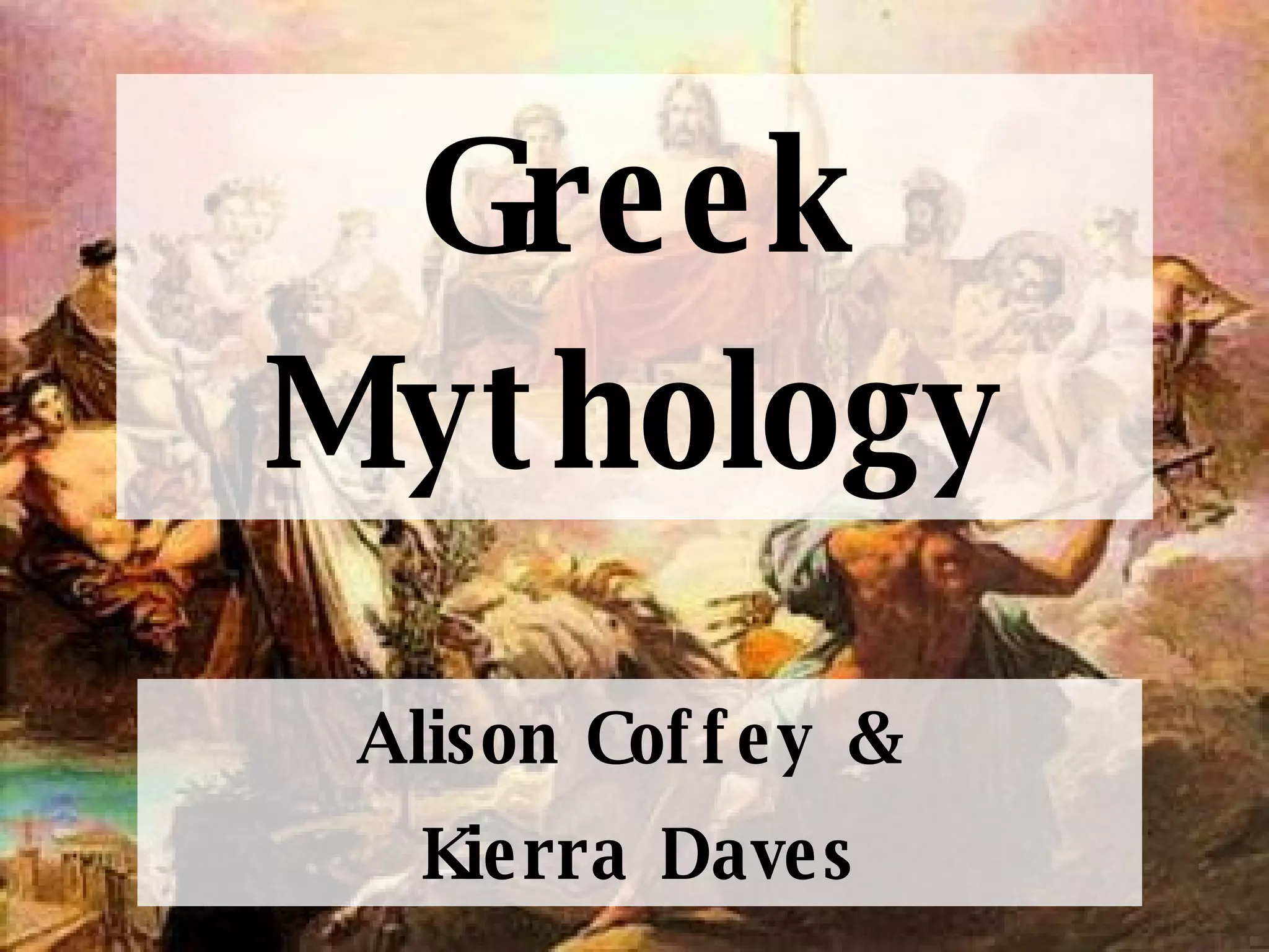 Greek Mythology | PPT