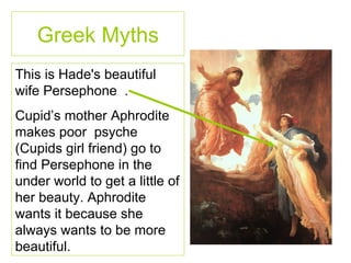 Greek Mythology Cupid And Psyche | PPT
