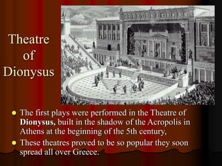 Greek Theatre (Grade 8-Harmony Lesson in ARTS) | PPT