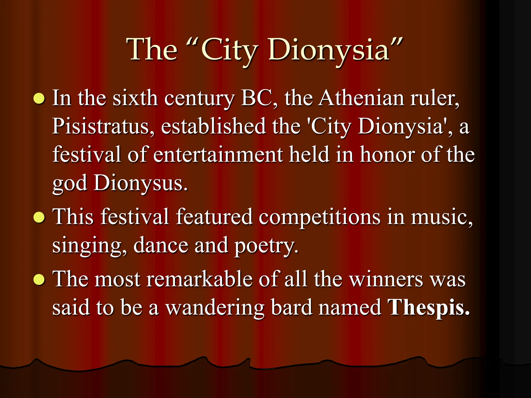 Theatre- Powerpoint Presentation for Grade 9 | PPT