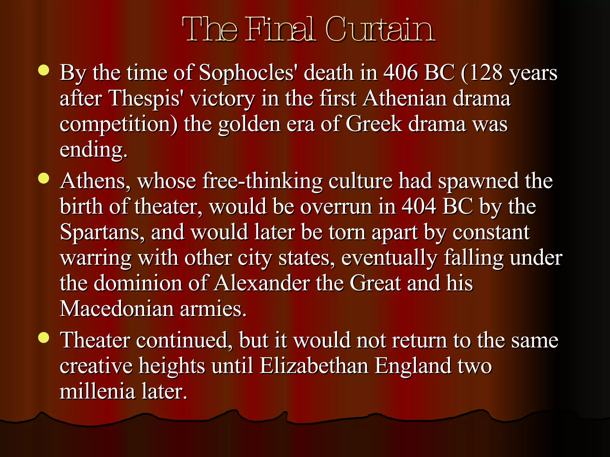 Greek Theatre | PPT