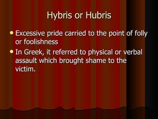 Greek Tragedy Notes | PPT