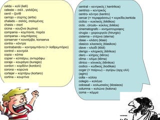 Greek words in Spanish | PPT