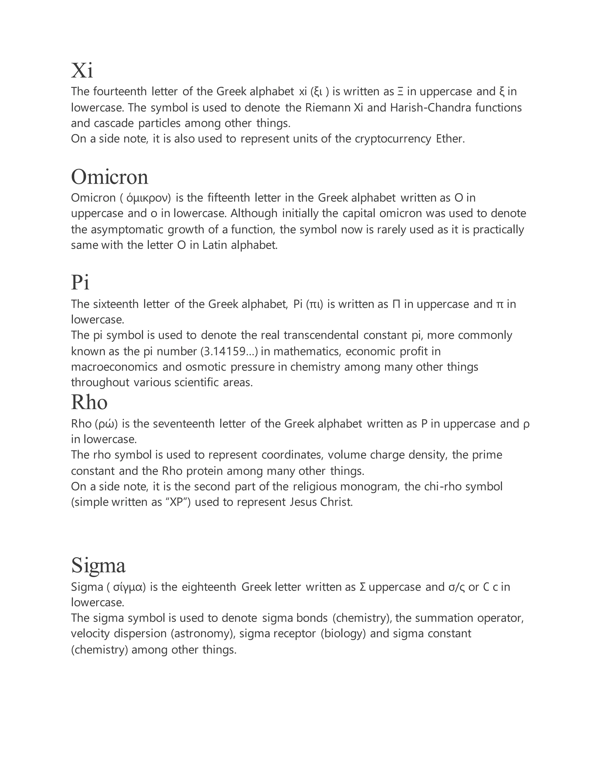 Greek alphabet | DOCX