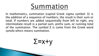 Greek and latin letters in maths | PPT