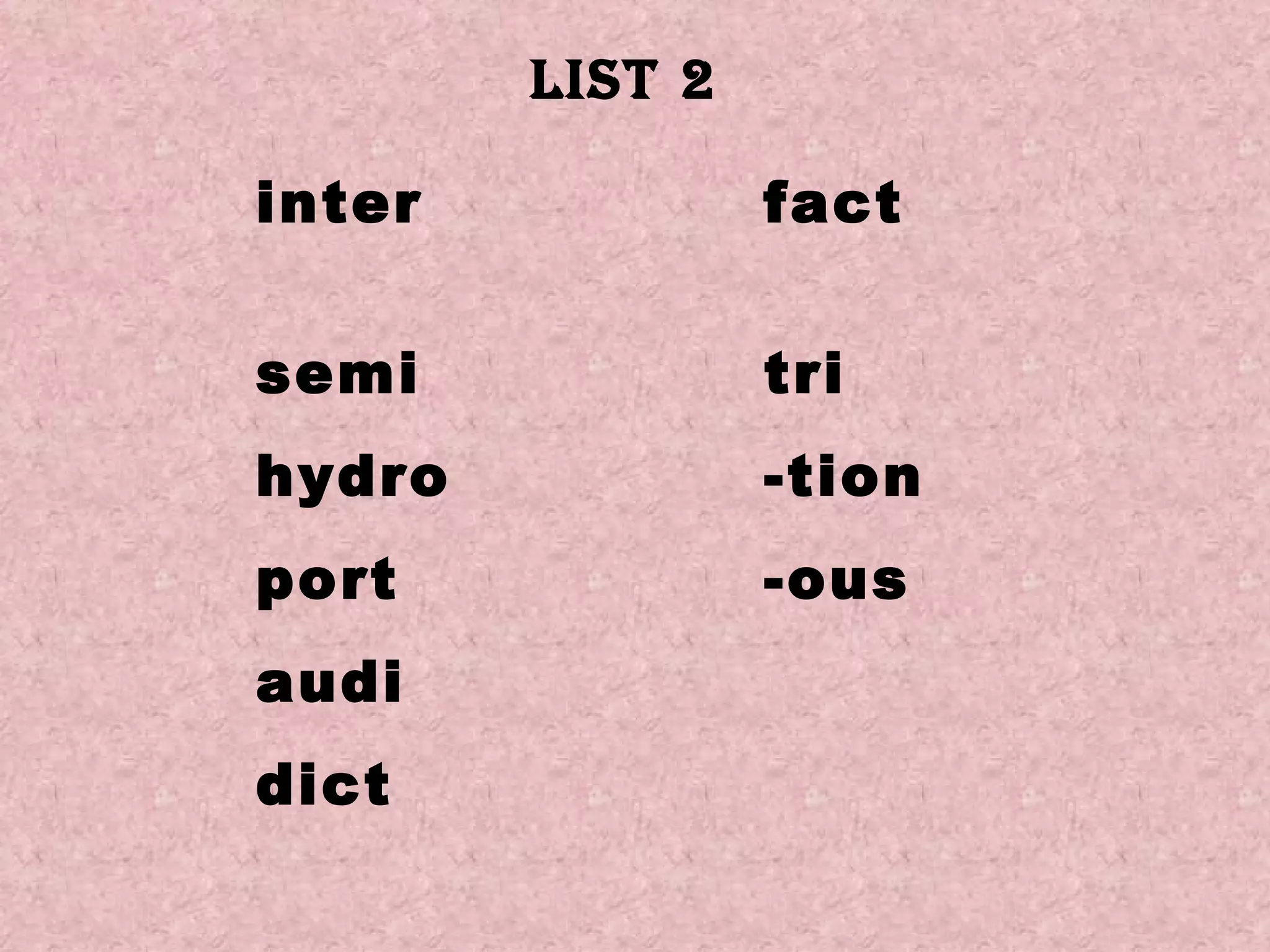 Greek And Latin root & affixes Ppt | PPT