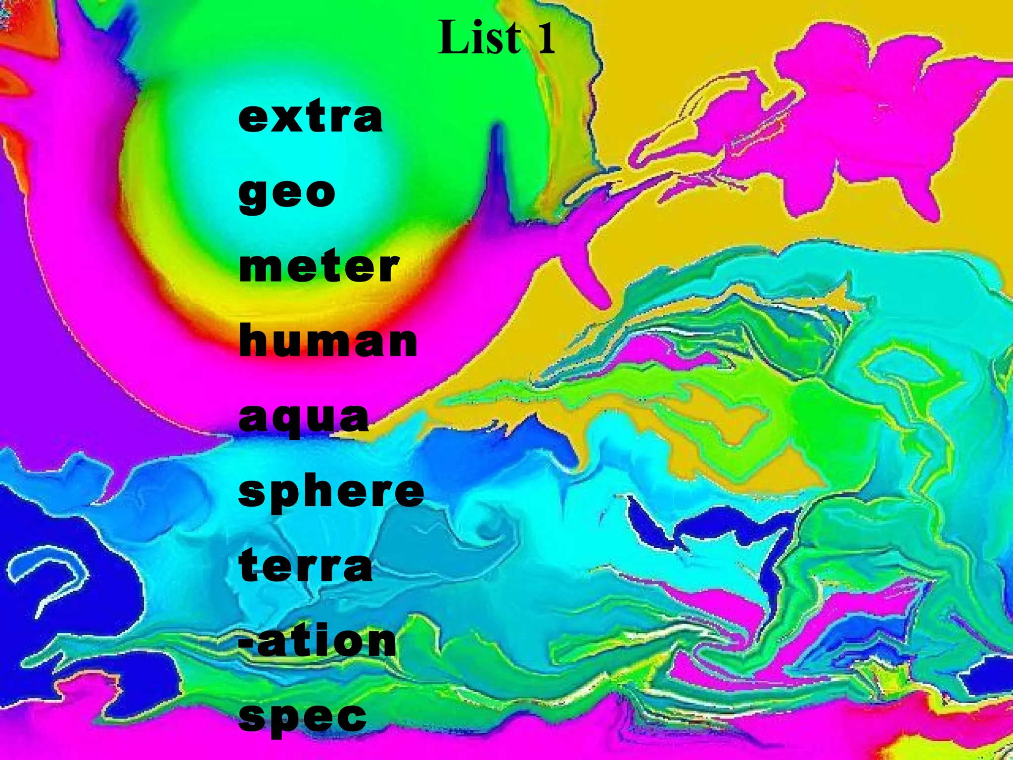 Greek And Latin root & affixes Ppt | PPT