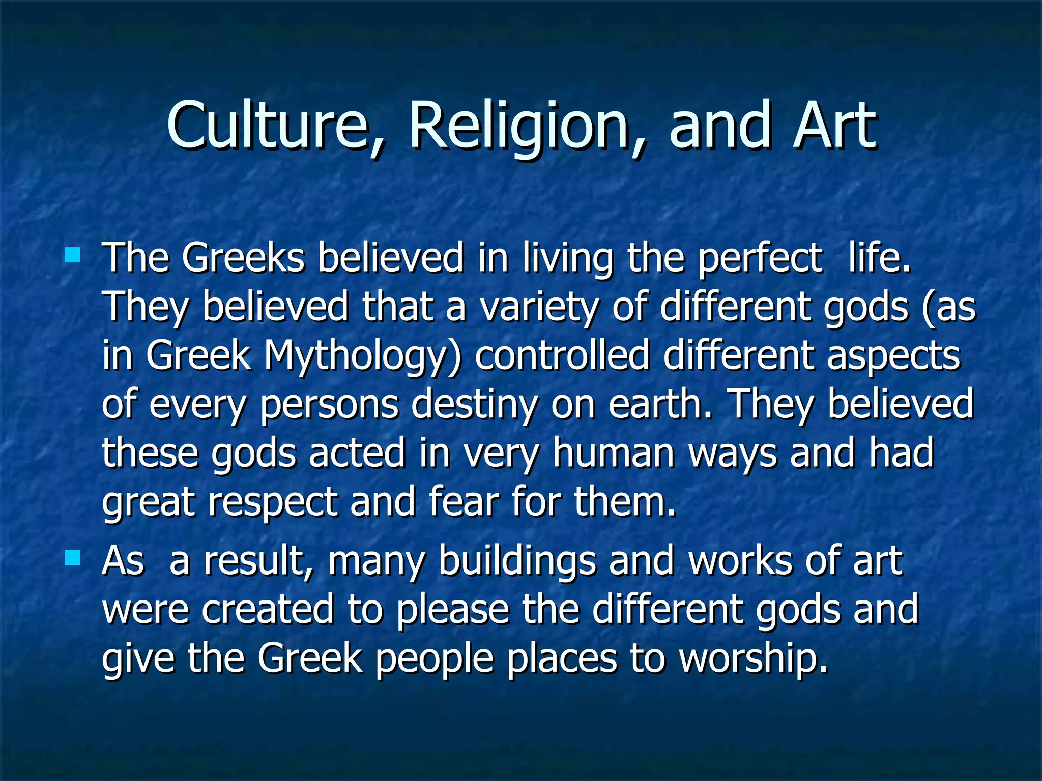 Greek and roman art history | PPT