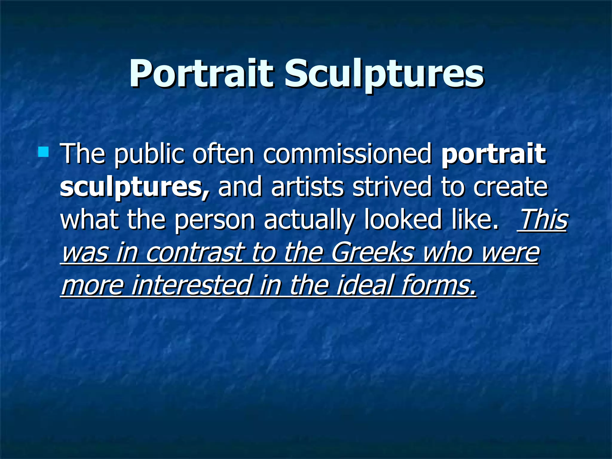 Greek and roman art history | PPT