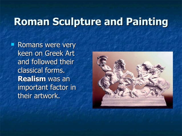 Greek and roman art history | PPT