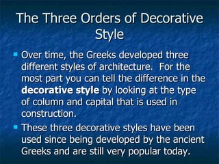 Greek and roman art history | PPT
