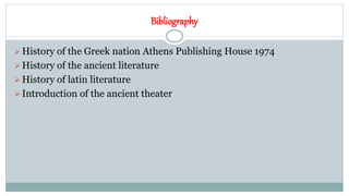 Greek and Roman comedy | PPTX