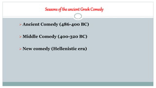 Greek and Roman comedy | PPTX
