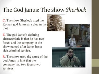 Greek and Roman Gods in Modern Life by Mari Benjamin | PPT