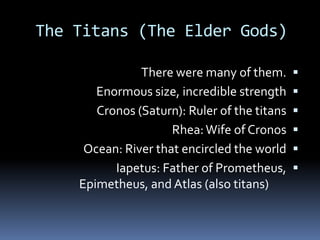 Greek and roman mythology | PPTX