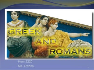 Greek and romans chapter 4 | PPT