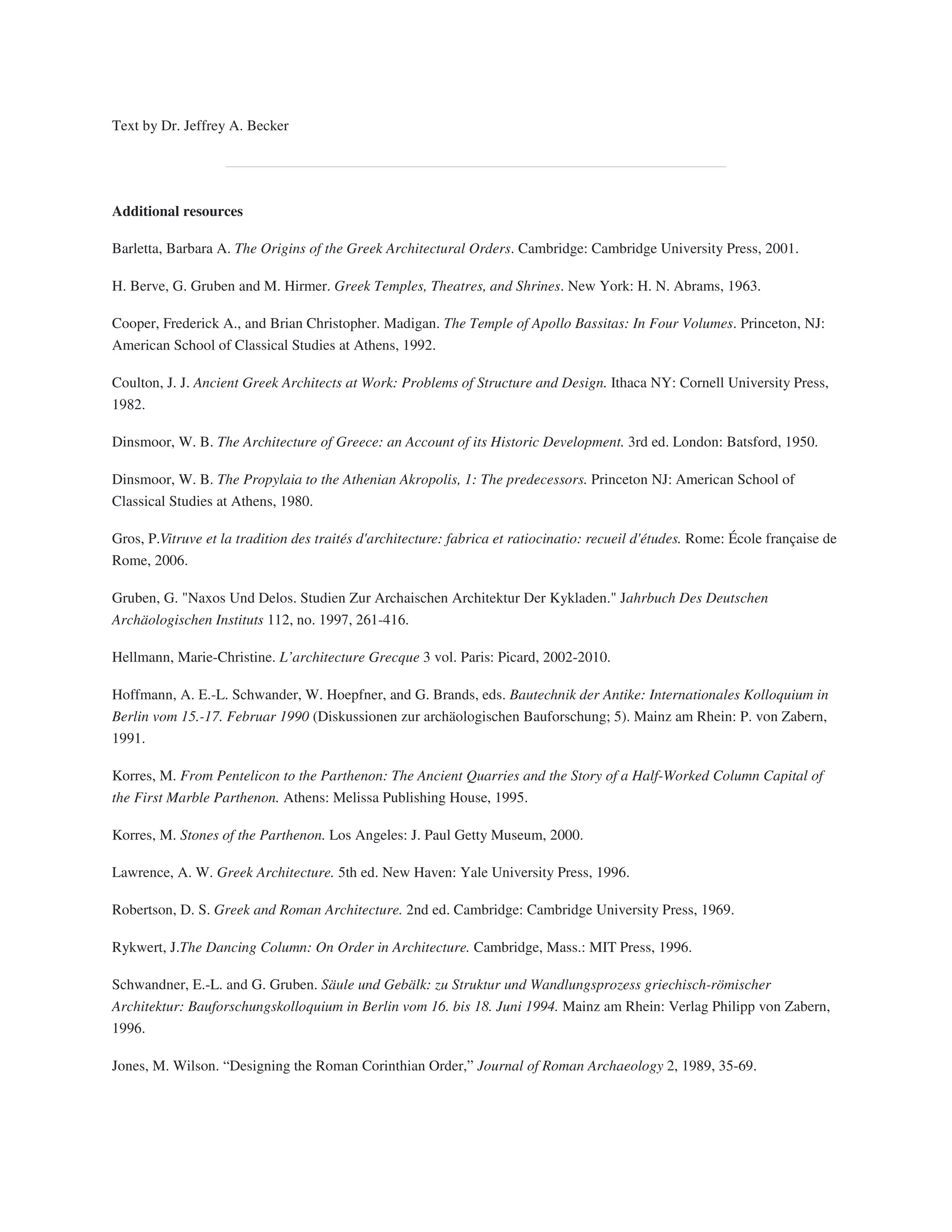 Greek architectural orders | PDF
