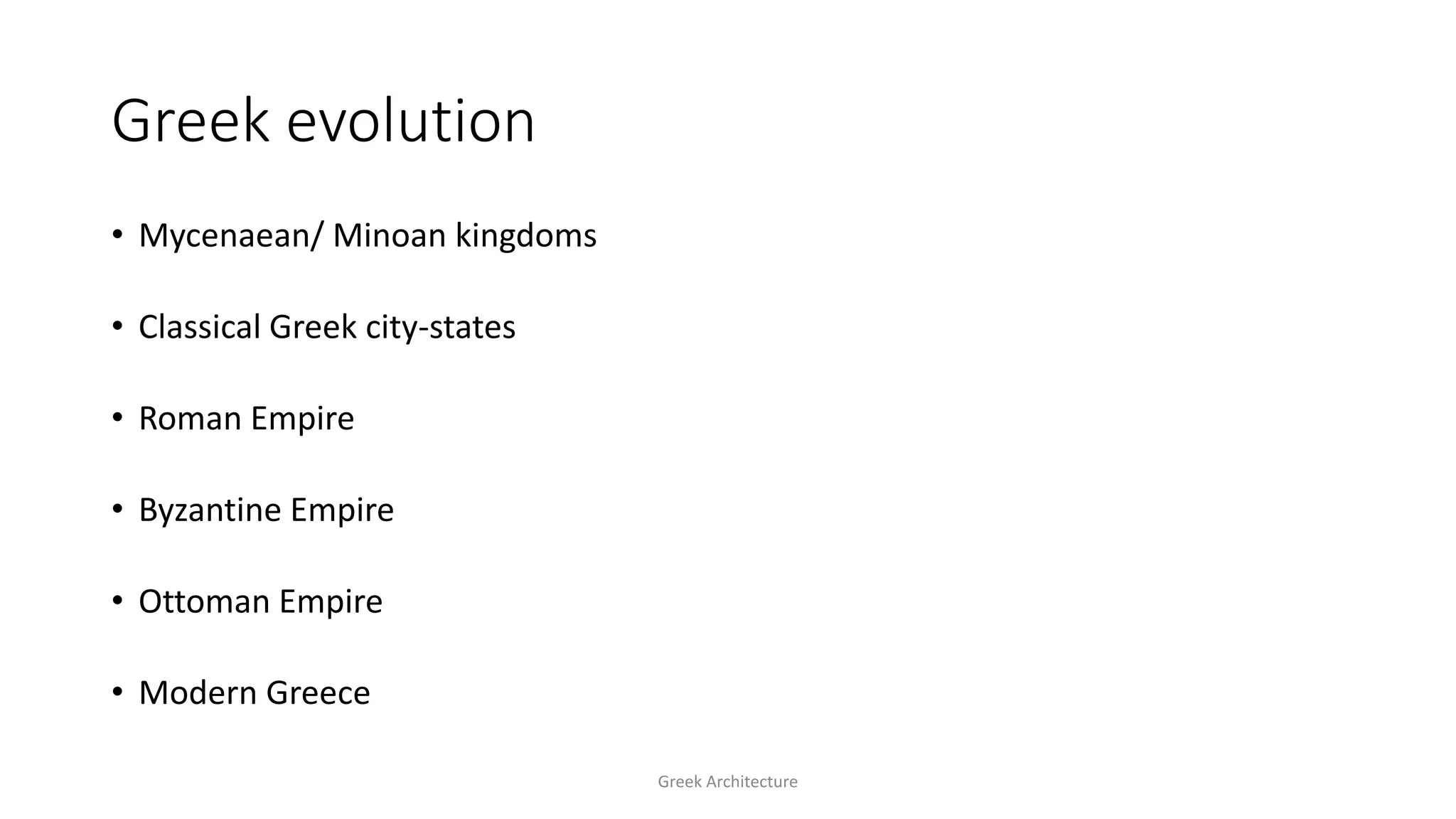 HISTORY: Greek Architecture (Minoan + Mycenaean) | PPT