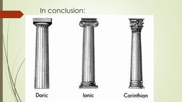 Greek architecture 3 orders hist 111 | PPT