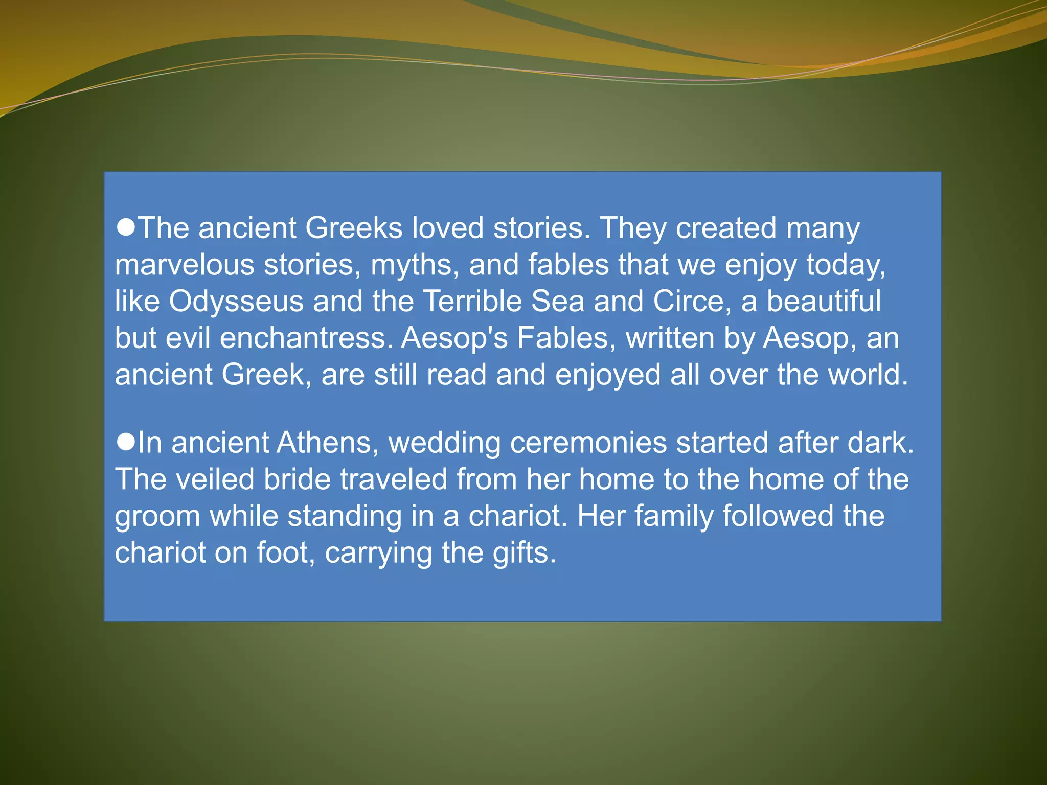 ANCIENT GREEK ART PPT | PPTX