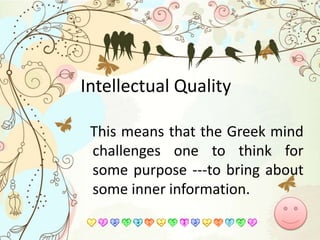 Greek art and literature | PPTX