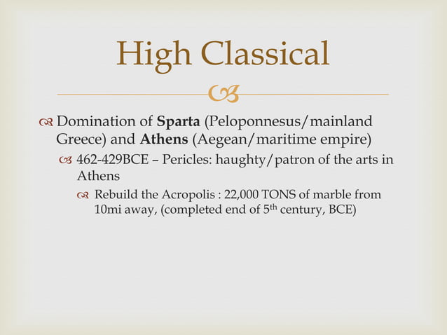 Greek Art, Part 2, Art History Survey, Stokstad, 3rd ed | PPTX