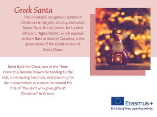 GREEK CHRISTMAS-NEW YEAR TRADITIONS and CUSTOMS | PPT