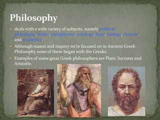 Greek civilization | PPTX