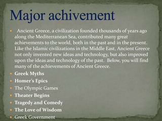 Greek civilization | PPT