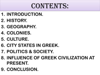 Greek civilization civilization story of the world | PPTX