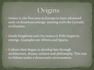 Greek civilization | PPTX