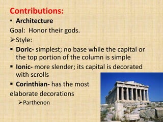 Greek civilization | PPTX
