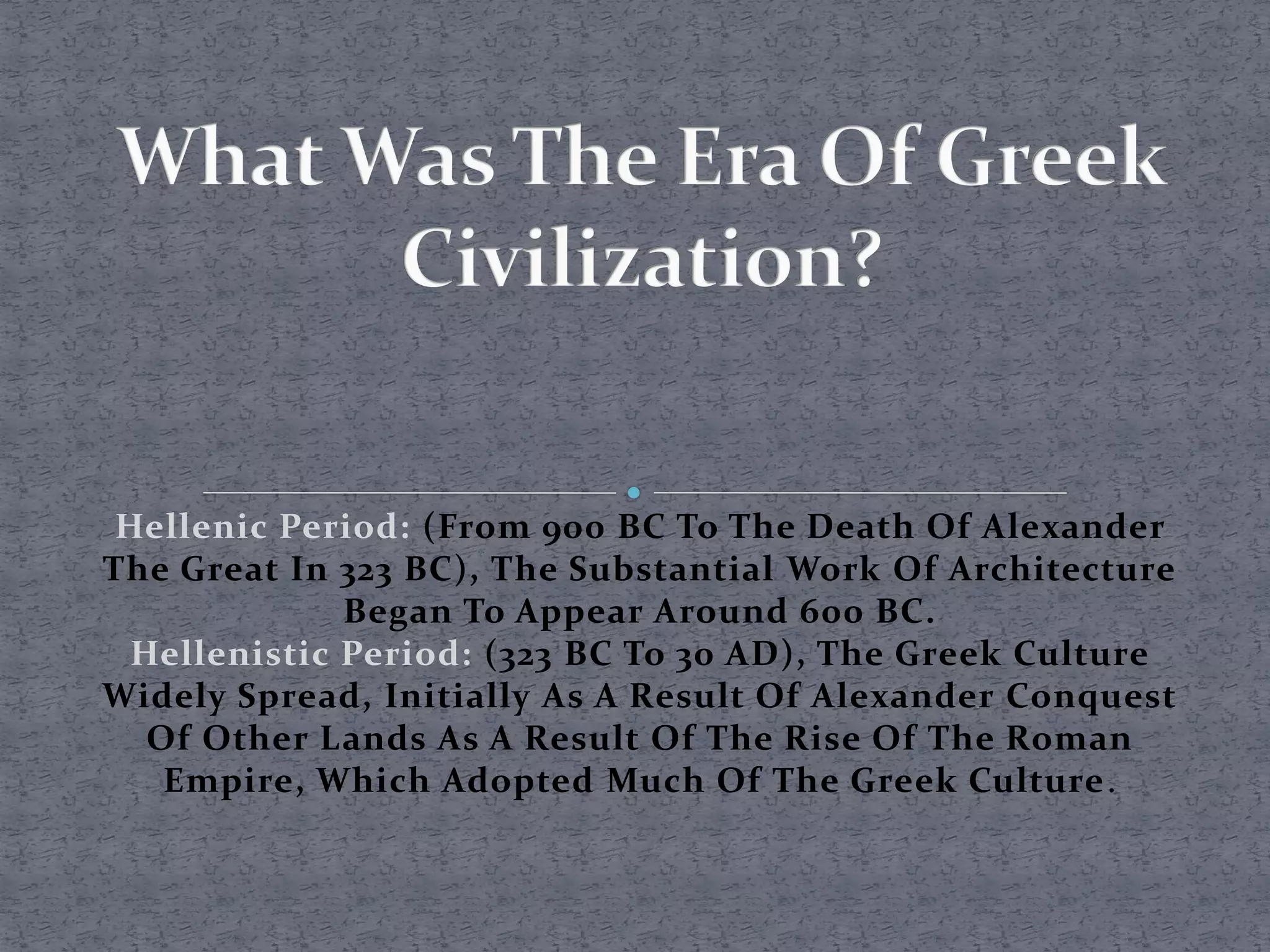 Greek civilization | PPT