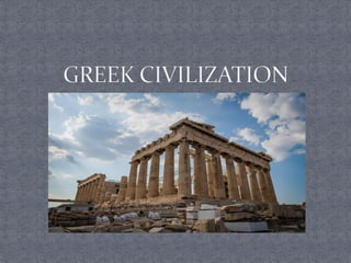 Greek civilization | PPT