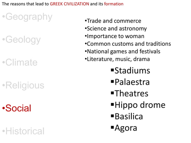 Greek civilization | PPT