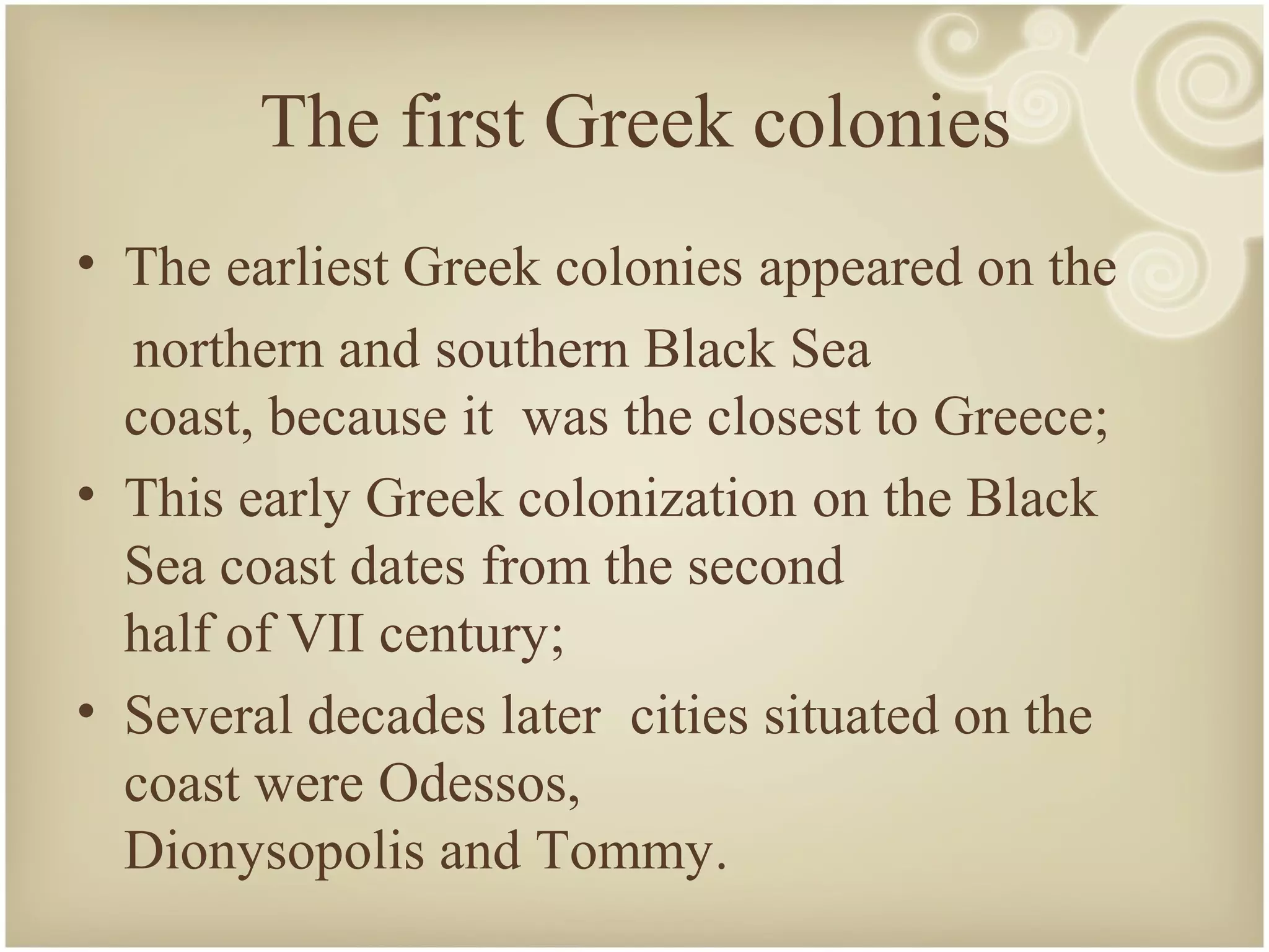 Greek colonization odessos-today_varna-new | PPT