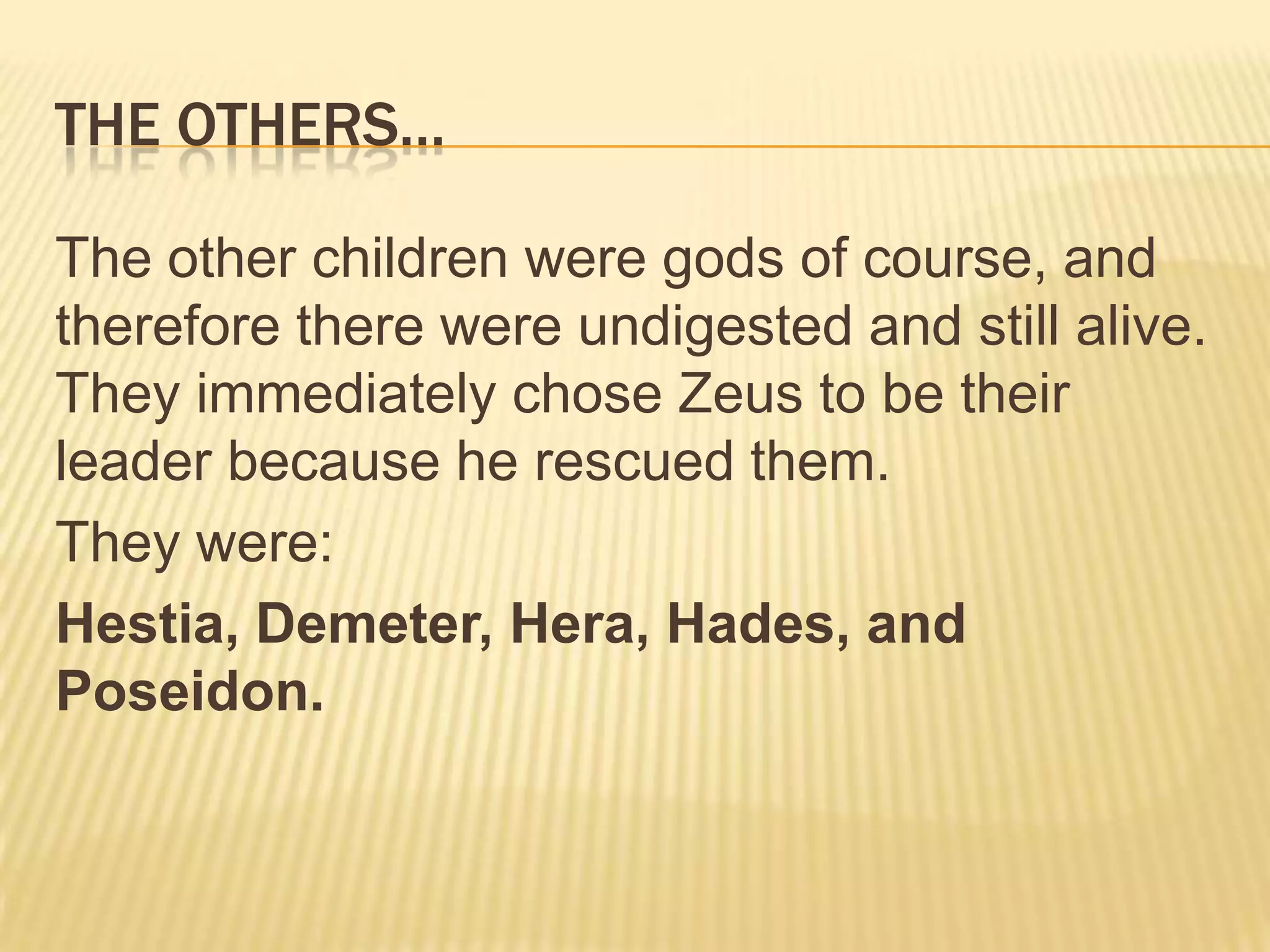 Greek creation mythology | PPTX