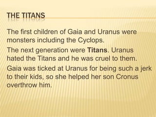 Greek creation mythology | PPTX