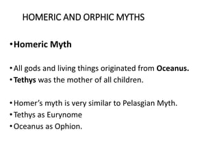 Greek creation myths | PPTX