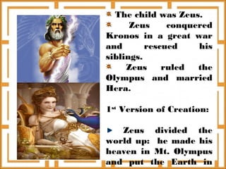 Greek creation powerpoint | PPT