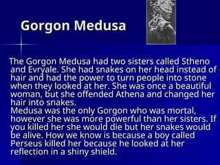 Greek creatures.ppt Presentacion sobre las criaturas mitologicas | PPT