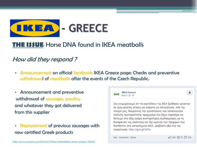 Horse Meat Scandal in Greece - Case Study | PPT