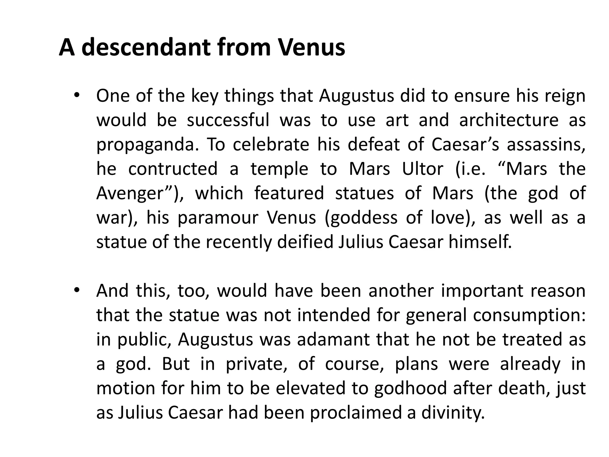 Greek Depictions of Augustus in Life and Death.pptx