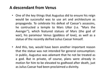 Greek Depictions of Augustus in Life and Death.pptx